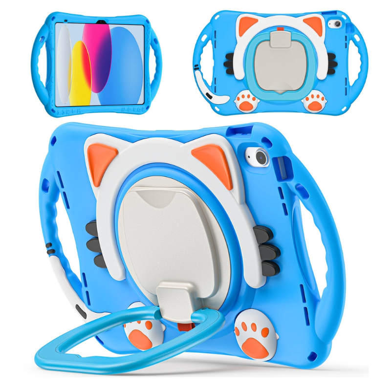 Apple iPad 10.9/11'' 10/11th Gen (2022/2025) EVA Kid Friendly Cat Styl – i-Station Mobile Phone ...