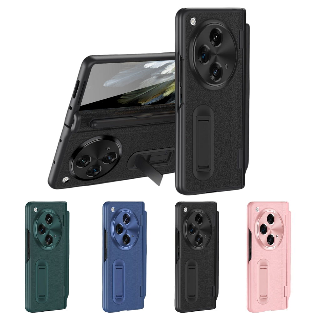 OPPO Find N3 (CPH2499) - PU + PC 2 in 1 Shockproof Stand Protective Ca ...