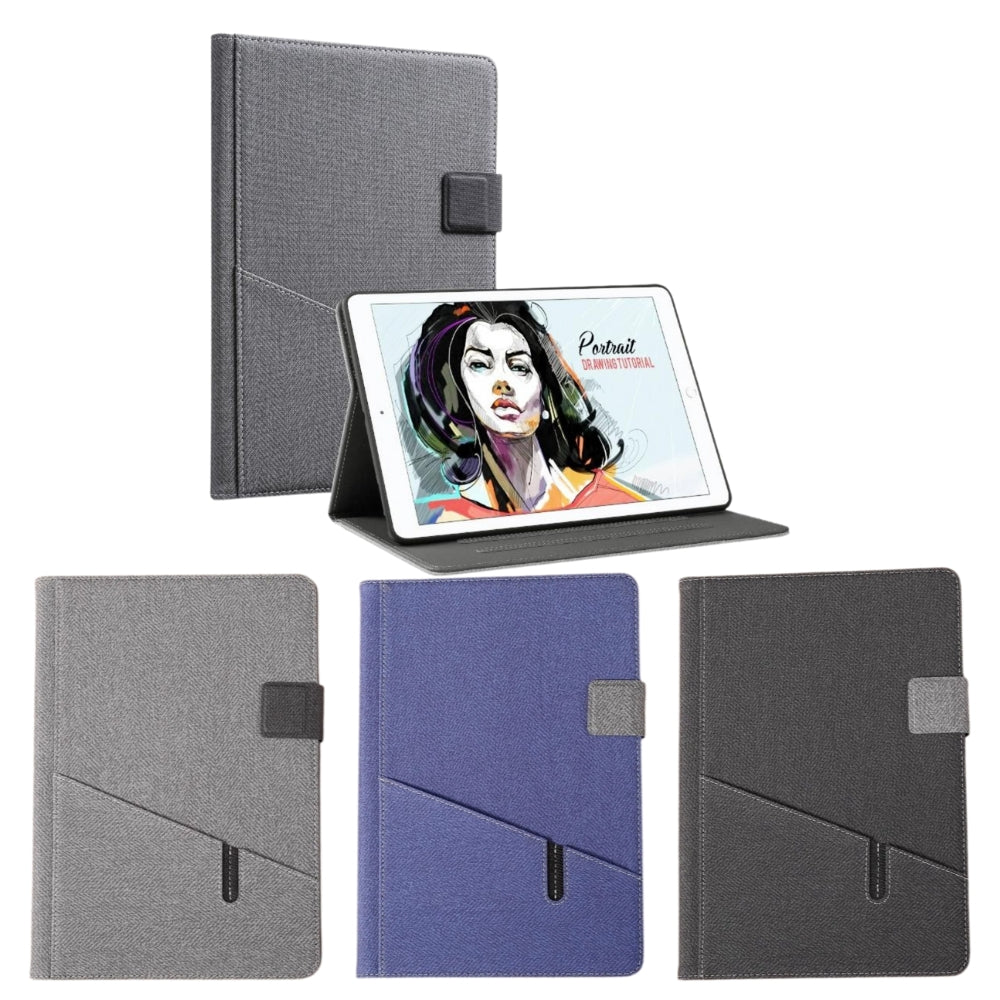 Apple iPad Air 6 11" (2024) - PU Leather Folio Stand with Auto Sleep C ...