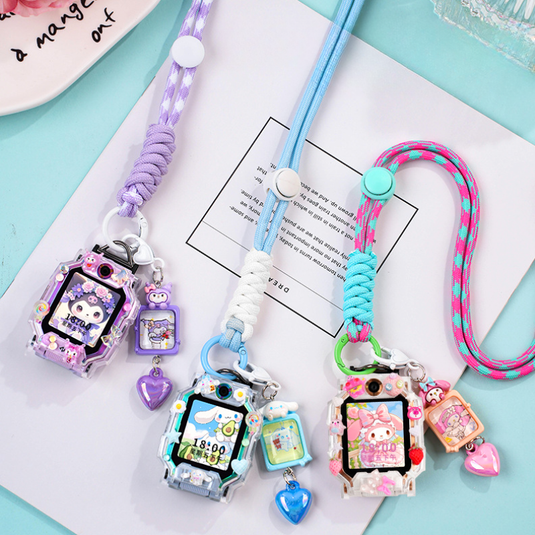 imoo Smart Kids Watch Phone Z6 - Anti‑Loss Cartoon Neck Strap & Protec ...