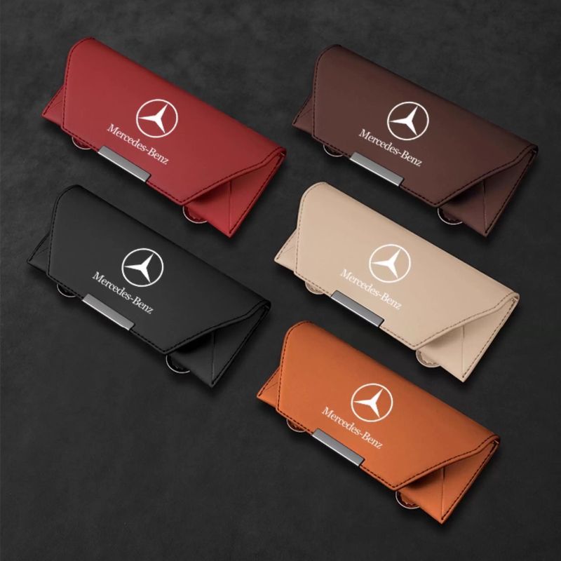 Mercedes Nappa Leather Car Sunglasses Holder for C-Class, E-Class, A-C ...