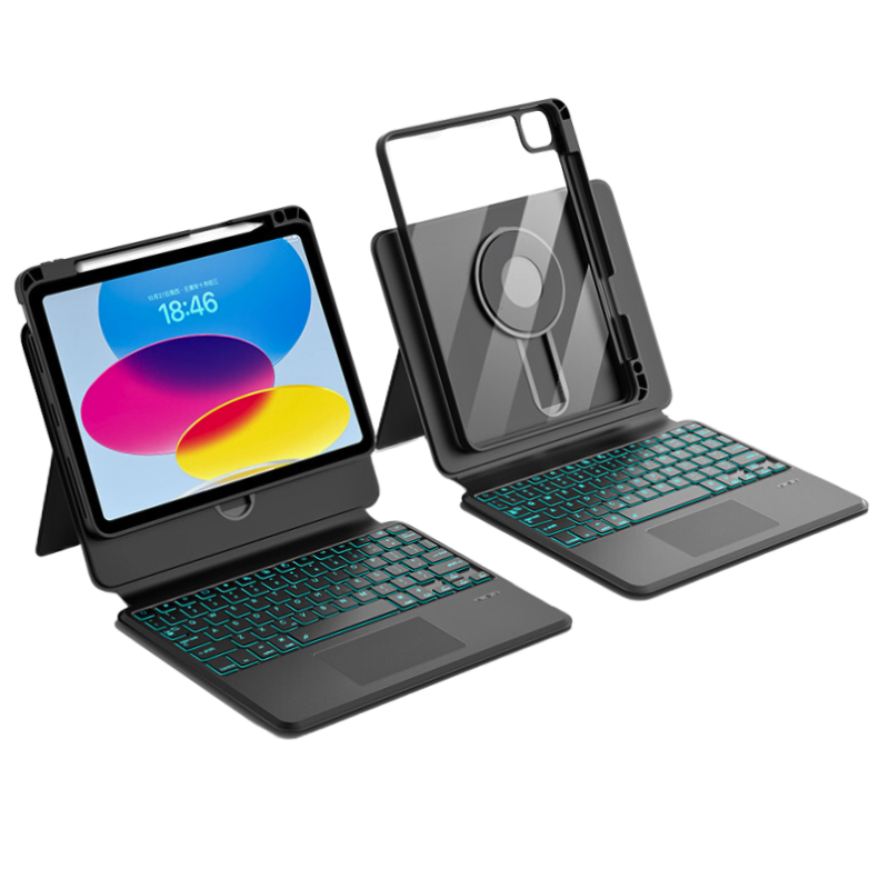 Apple iPad Pro 11-inch M4 (2024) - Magic 360 Rotation Detachable Smart ...