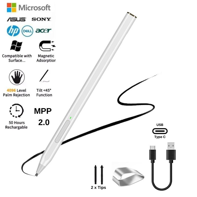 [C581S] Microsoft Surface/ASUS/HP/DELL Windows 11/10 Compatible Stylus ...