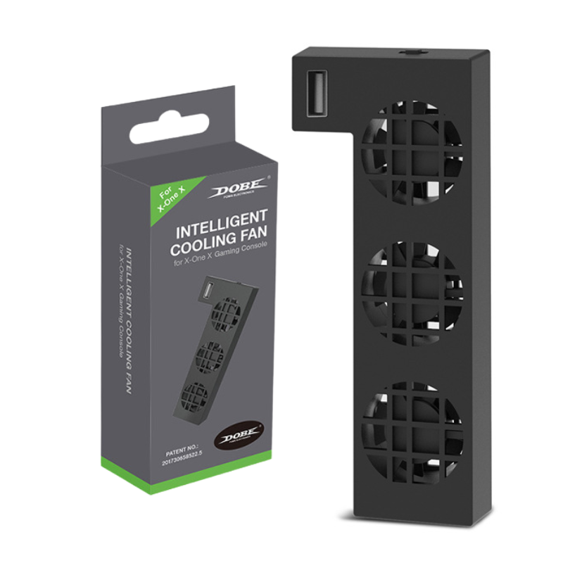 Xbox One X Cooling Fan Game Console Rear Radiator Temperature Control ...