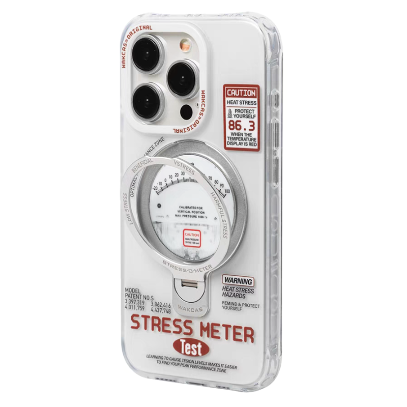 Apple iPhone 16/Pro/Max - New Style Pressure Gauge Matte Stand Series ...